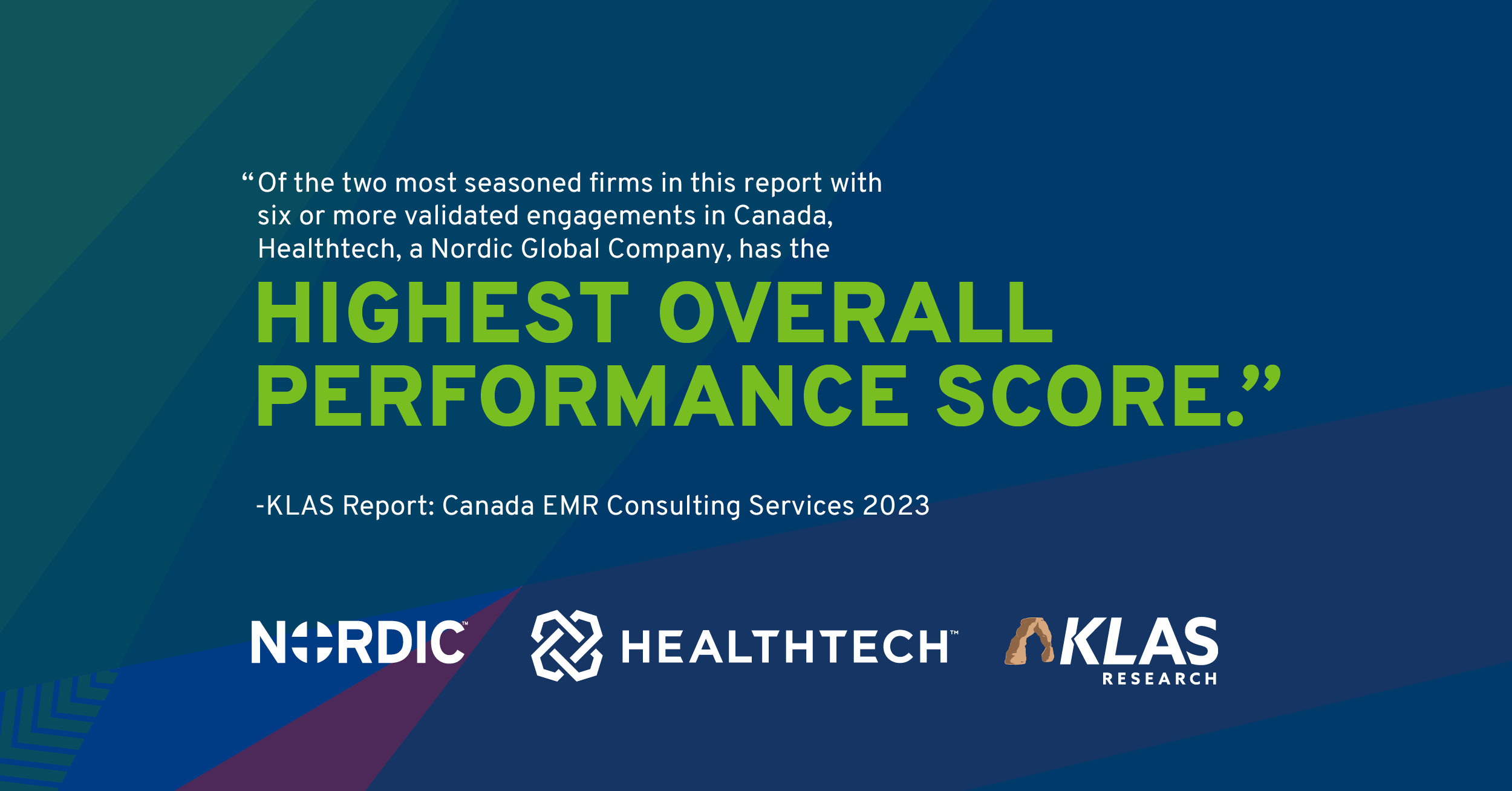 Healthtech Recognized as a Top Performer in Inaugural KLAS Canada EMR ...